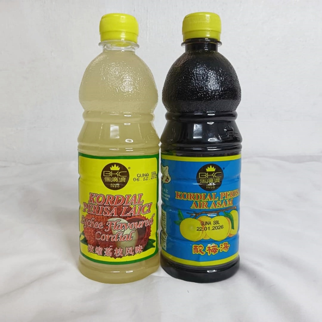 BKC Kordial Perisa Laici / Perisa Asam 500ml | Shopee Malaysia