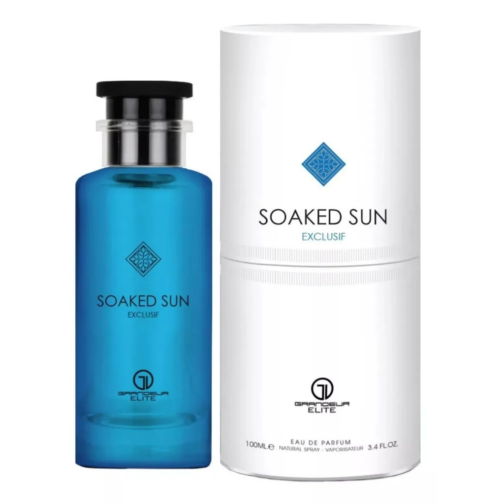 Soaked Sun Exclusif Eau De Parfum 100ml Grandeur Elite Al Wataniah for Her Afternoon Arab Swim ...