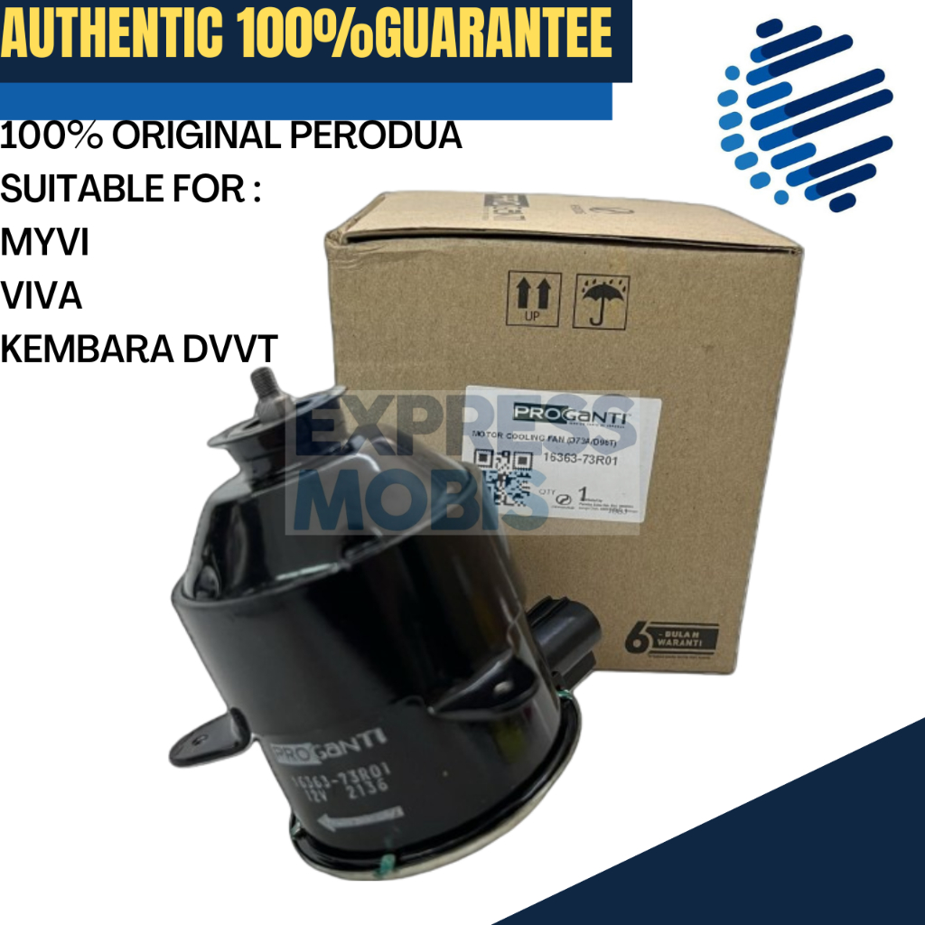 100% ORIGINAL PERODUA RADIATOR FAN MOTOR 16363-73R01 MYVI VIVA KEMBARA ...