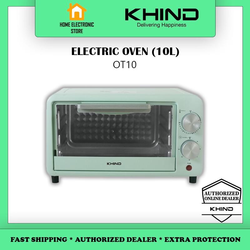Khind 10L Mini Electric Oven | OT10 Pembakar Roti Oven Ketuhar Pembakar ...