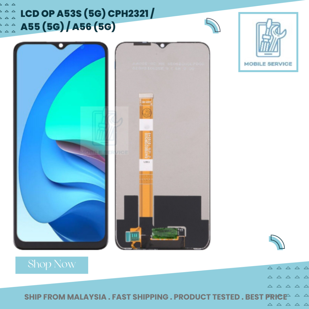 LCD OPPO A53S (5G) CPH2321 / A55 (5G) / A56 (5G) Display + Touch Screen ...