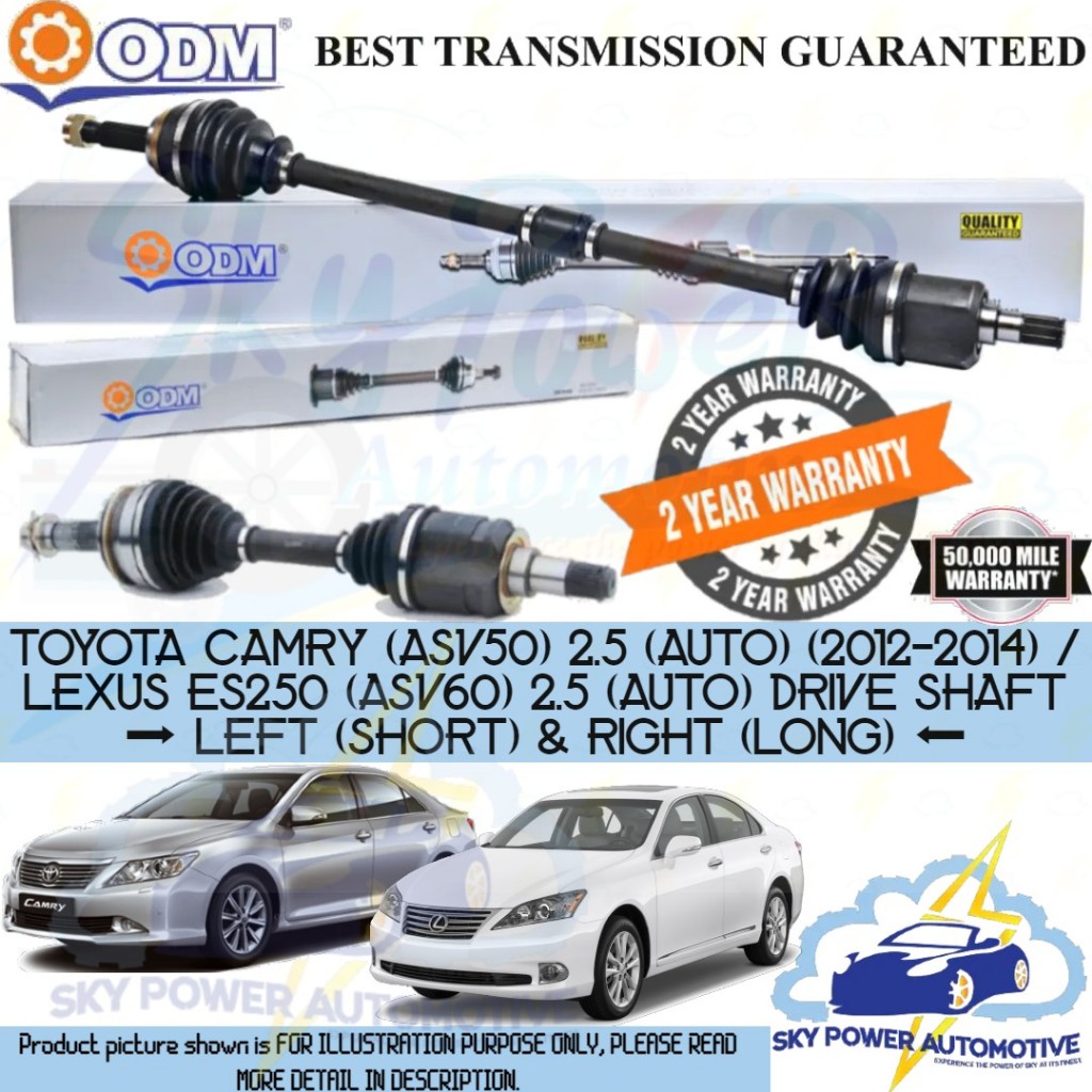 TOYOTA CAMRY ASV50 2.5 (2012-2014) / LEXUS ES250 ASV60 2.5 (AUTO) ODM ...