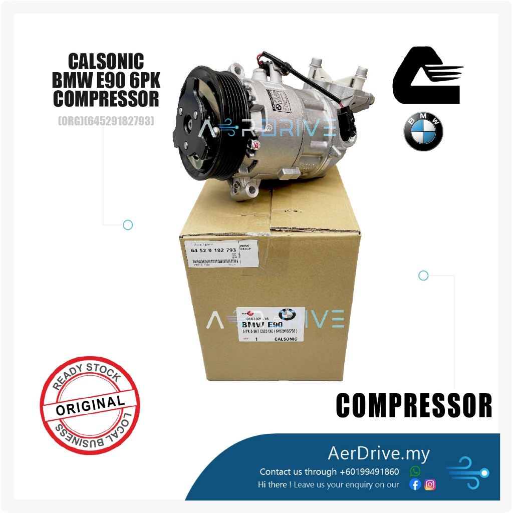 ORIGINAL CALSONIC BMW E90 6PK COMPRESSOR 64529182793 | Shopee Malaysia