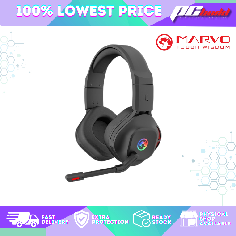 MARVO HG8929 RGB 50MM STEREO OVER EAR GAMING HEADSETS IMMERSIVE 360 DEGREE STEREO | Shopee Malaysia
