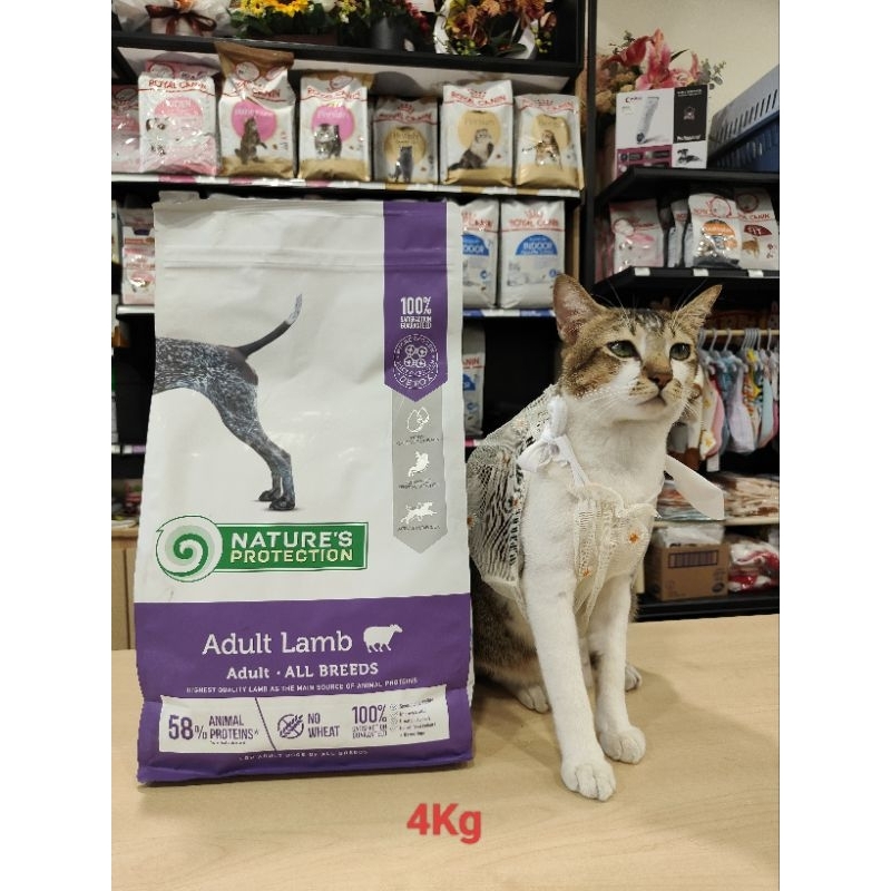 NATURE'S PROTECTION Adult Lamb Dog Food 4KG （exp:6/2024) | Shopee Malaysia
