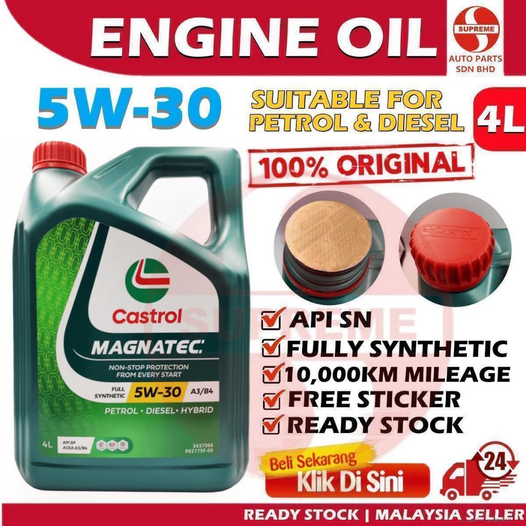 S2U Original Engine Oil Castrol Magnatec DUALOCK 5W30 SN/CF ACEA A1/B1 ...
