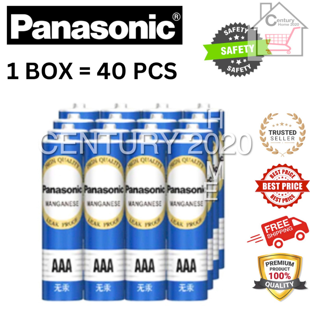 PANASONIC AAA/AA Battery Alkaline AAA/AA Batteries Shrink Wrap 1 BOX ...