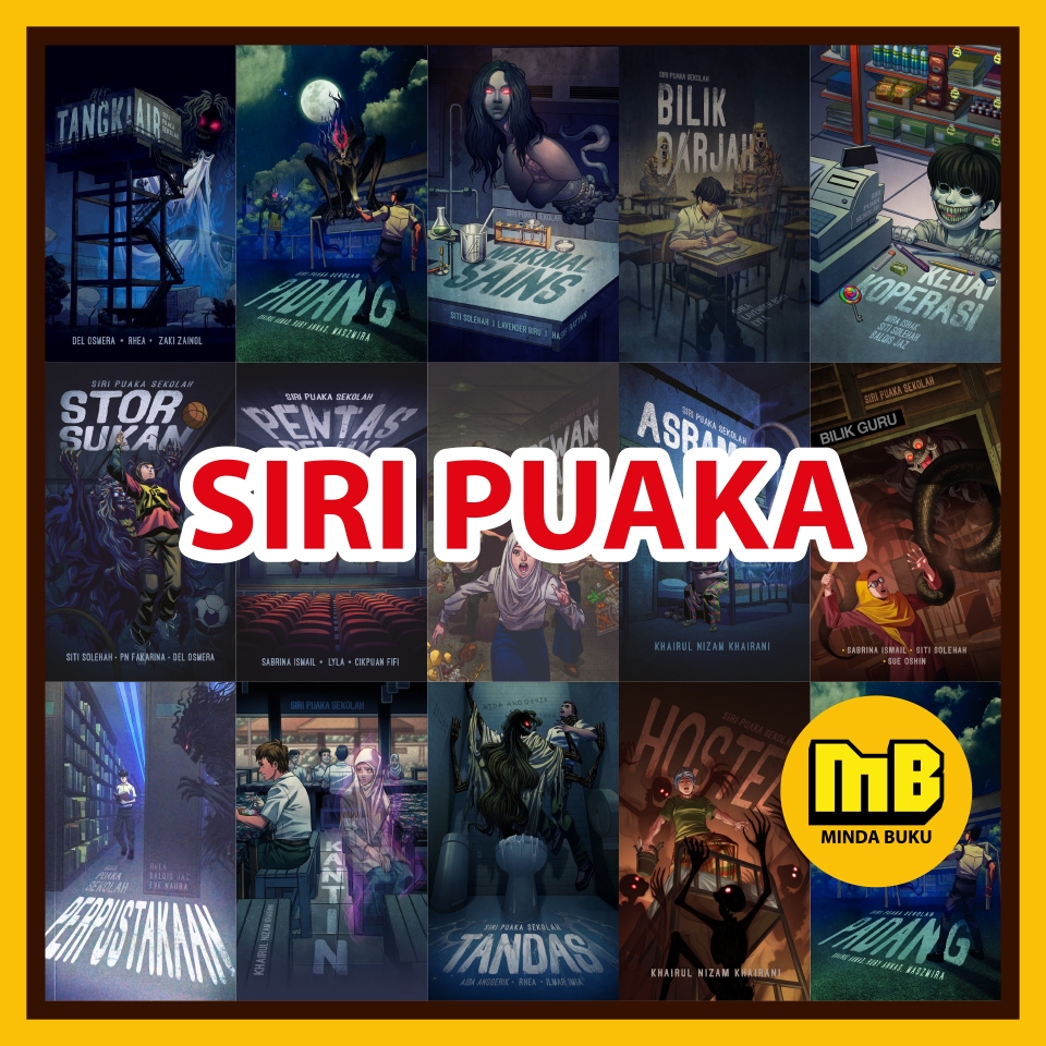 Buku Novel Cerita Hantu Seram & Siri Puaka Sekolah - Penerbit X | Shopee Malaysia