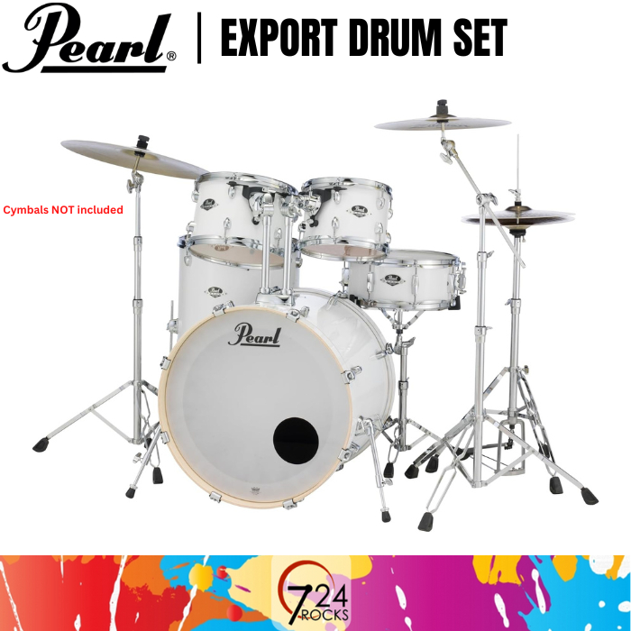 Pearl Drum Set Pearl EXX725SP/C-33 Export EXX Series 5-Piece Drum Set ...