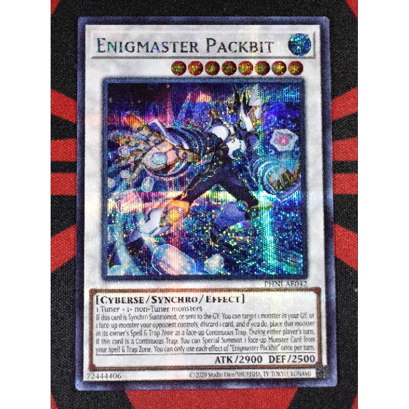 YUGIOH KONAMI PHNI-AE042 Enigmaster Packbit (Ultra Rare/Secret Rare ...