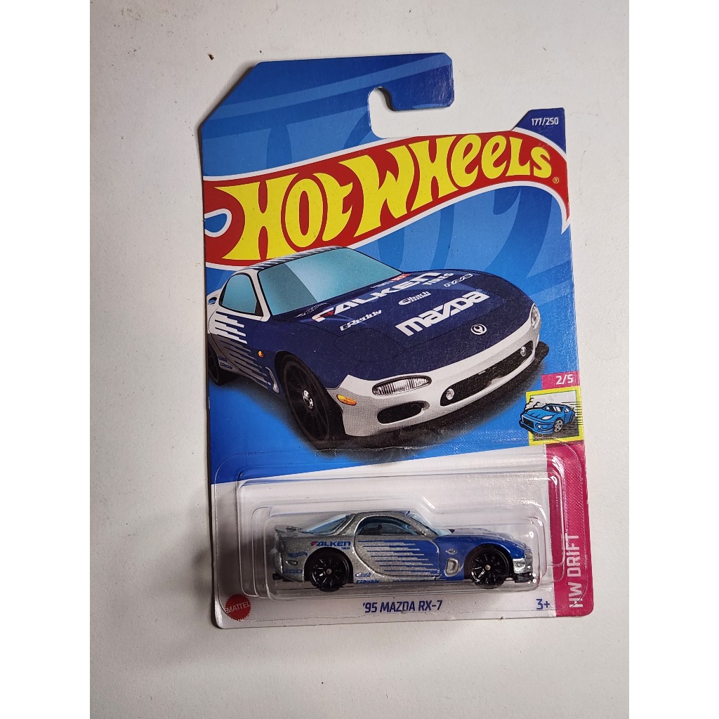Hotwheels Mazda RX7 FD Falken grey | Shopee Malaysia