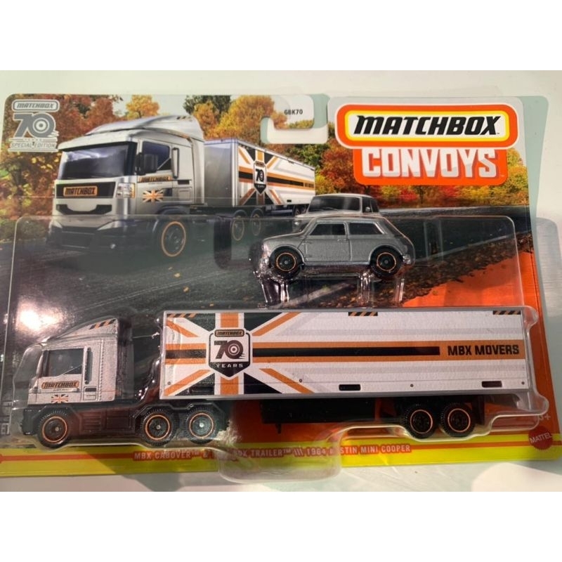 Matchbox Convoy 70 Anniversary MBX Cabover trailer 1964 Austin mini ...