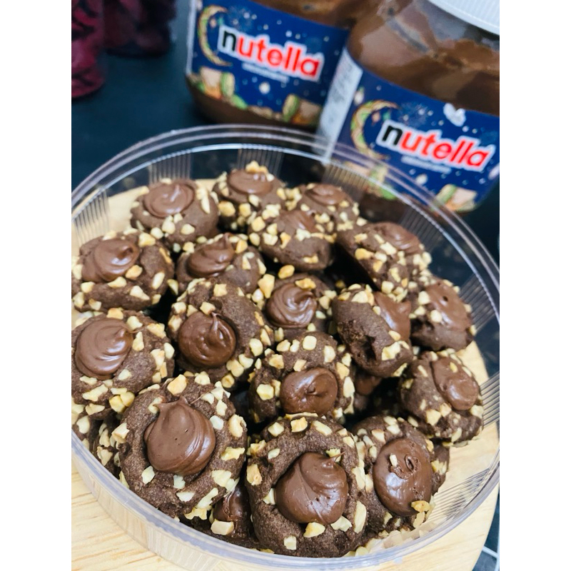 NUTELLA BUTTON | NUTELLA POD COOKIES MUSLIM PRODUK ( PURE BUTTER ...