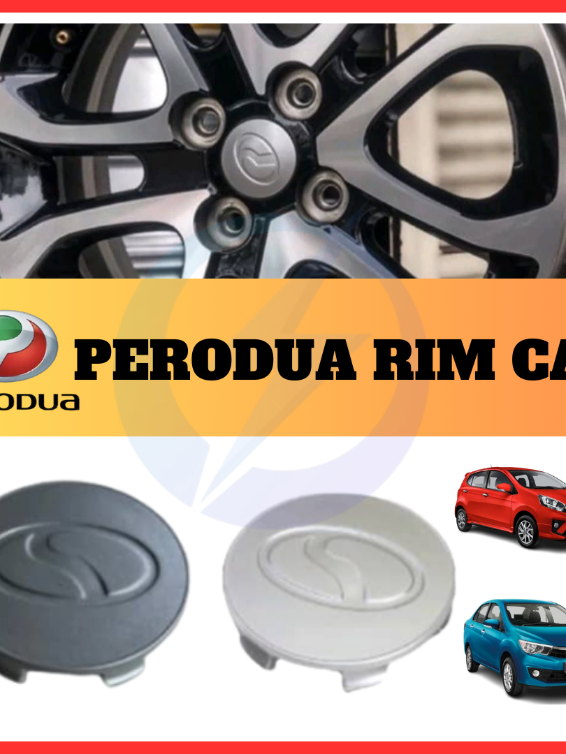 PERODUA RIM CAP MYVI / ATIVA / AXIA / BEZZA / VIVA / ALZA / KENARI CAR ...