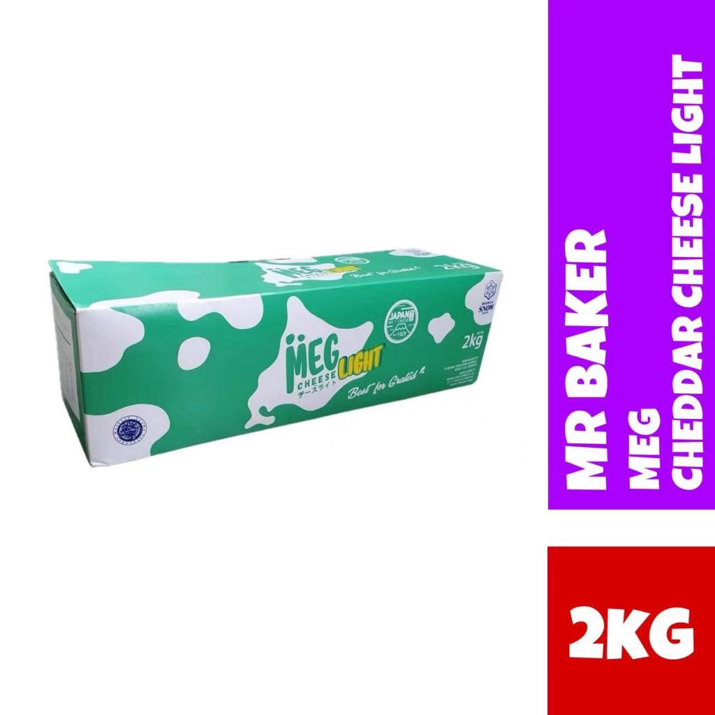 Meg Cheddar Cheese Light 2kg / Cheese parut / Pizza Cheese / Halal / Mr ...