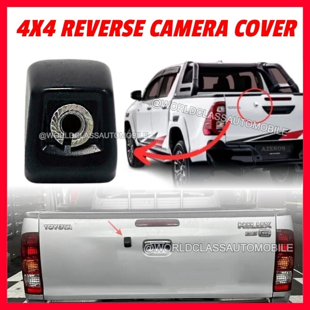 4x4 REVERSE CAMERA HOUSING COVER (UNIVERSAL) 4WD Toyota Hilux Vigo ...