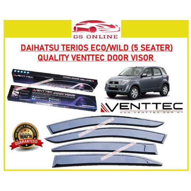 DAIHATSU TERIOS ECO/WILD (5 SEATER) 2008 2010 2012 2014 2016 2018 High ...