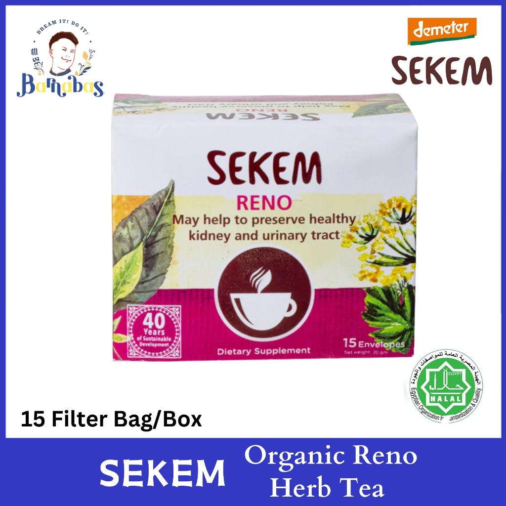 SEKEM ORGANIC RENO HERBS TEA / (15 FILTER BAGS/BOX) | Shopee Malaysia