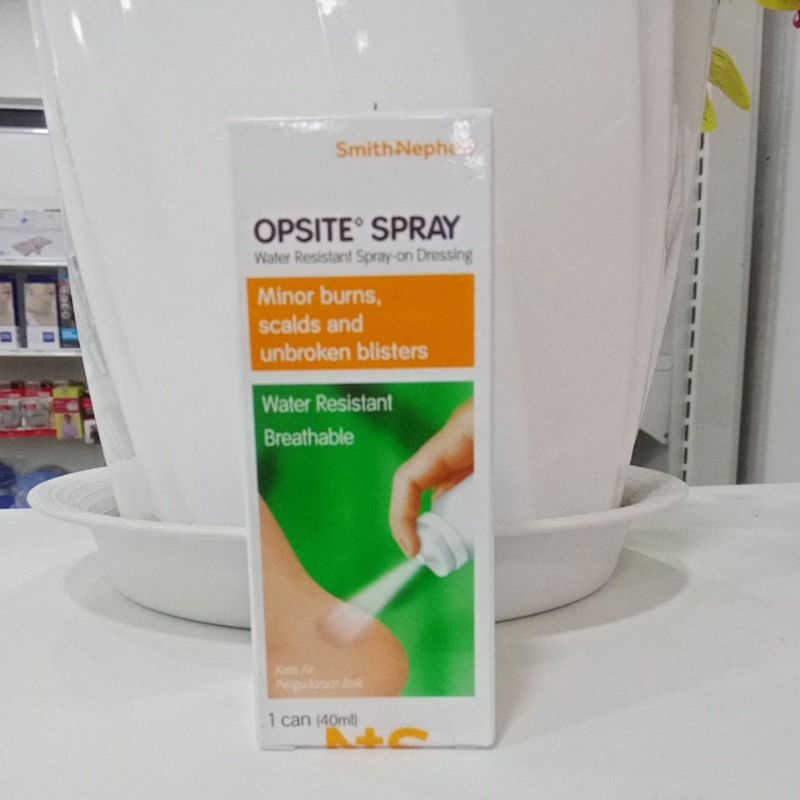 Opsite Spray (Minor burns, scalds and unbroken blisters) 40ml (exp:30/4 ...