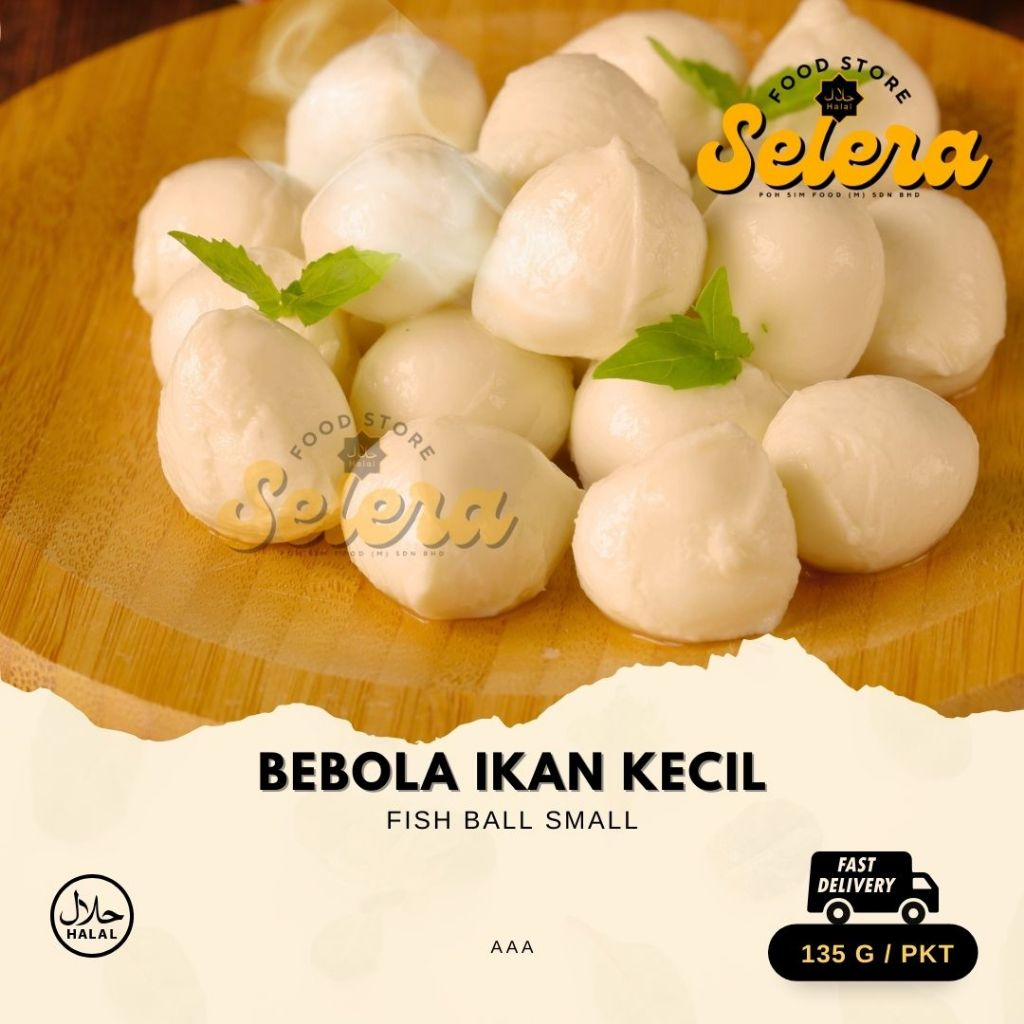 【SELERA】BEBOLA IKAN KECIL (135 G) | Shopee Malaysia