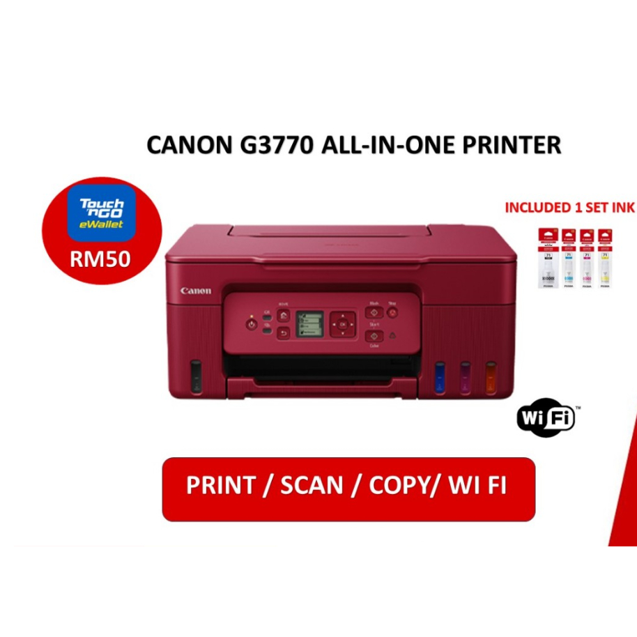 CANON PIXMA G3770 PRINTER ALL-IN-ONE PRINTER HIGH VOLUME PRINTING [NEW ...
