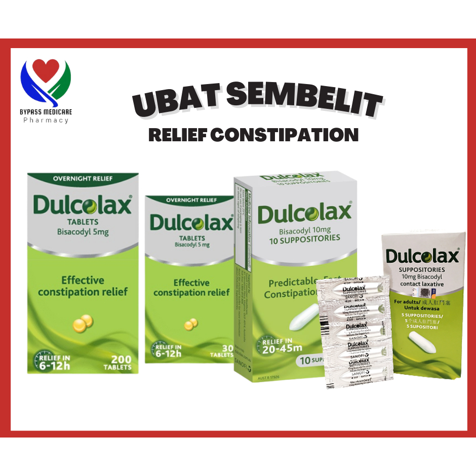 UBAT SEMBELIT DULCOLAX BISACODYL | Shopee Malaysia
