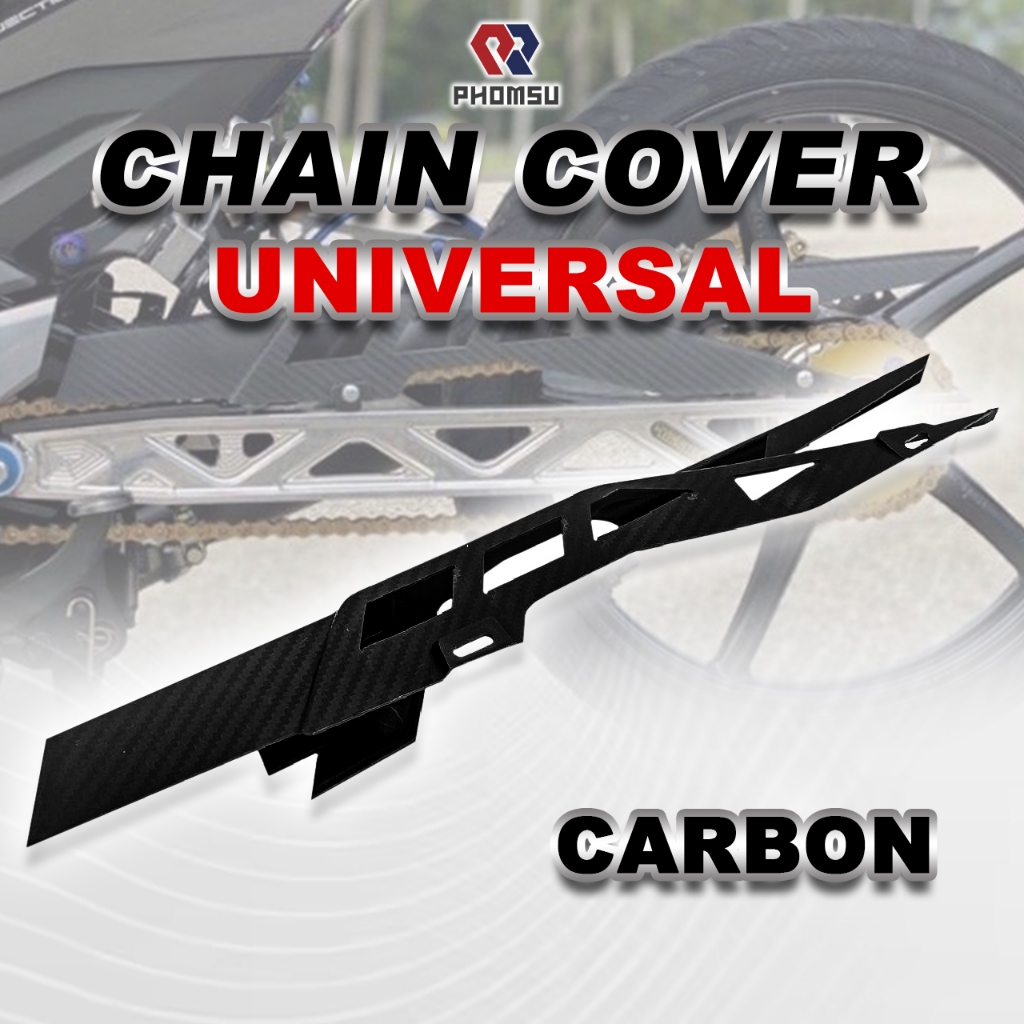 COVER RANTAI CARBON UNIVERSAL LC135 Y15 Y16 Y16ZR RS150 RS150R CHAIN ...