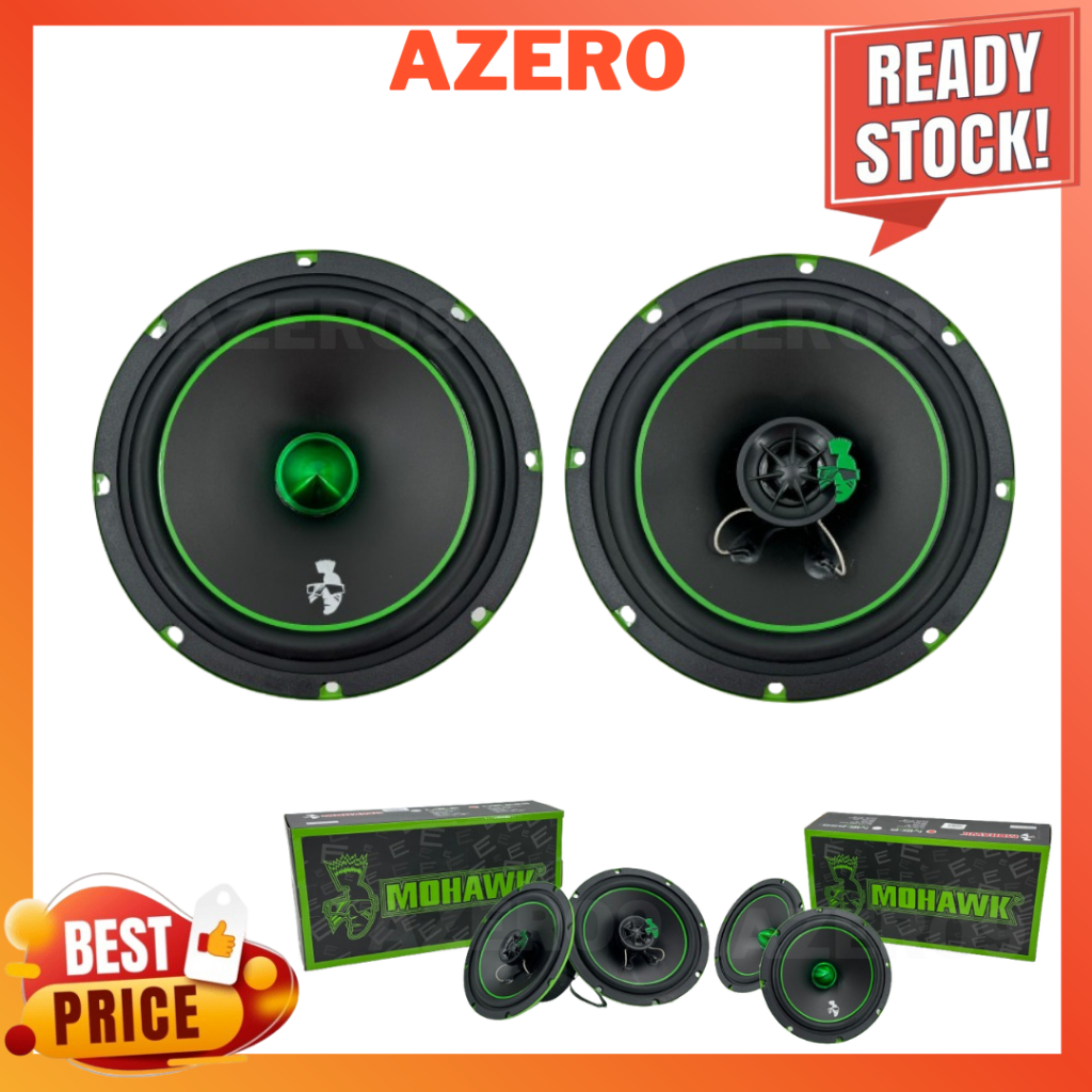 MOHAWK 6 INCH MID BASS 2WAY UNIVERSAL CAR SPEAKER | Shopee Malaysia
