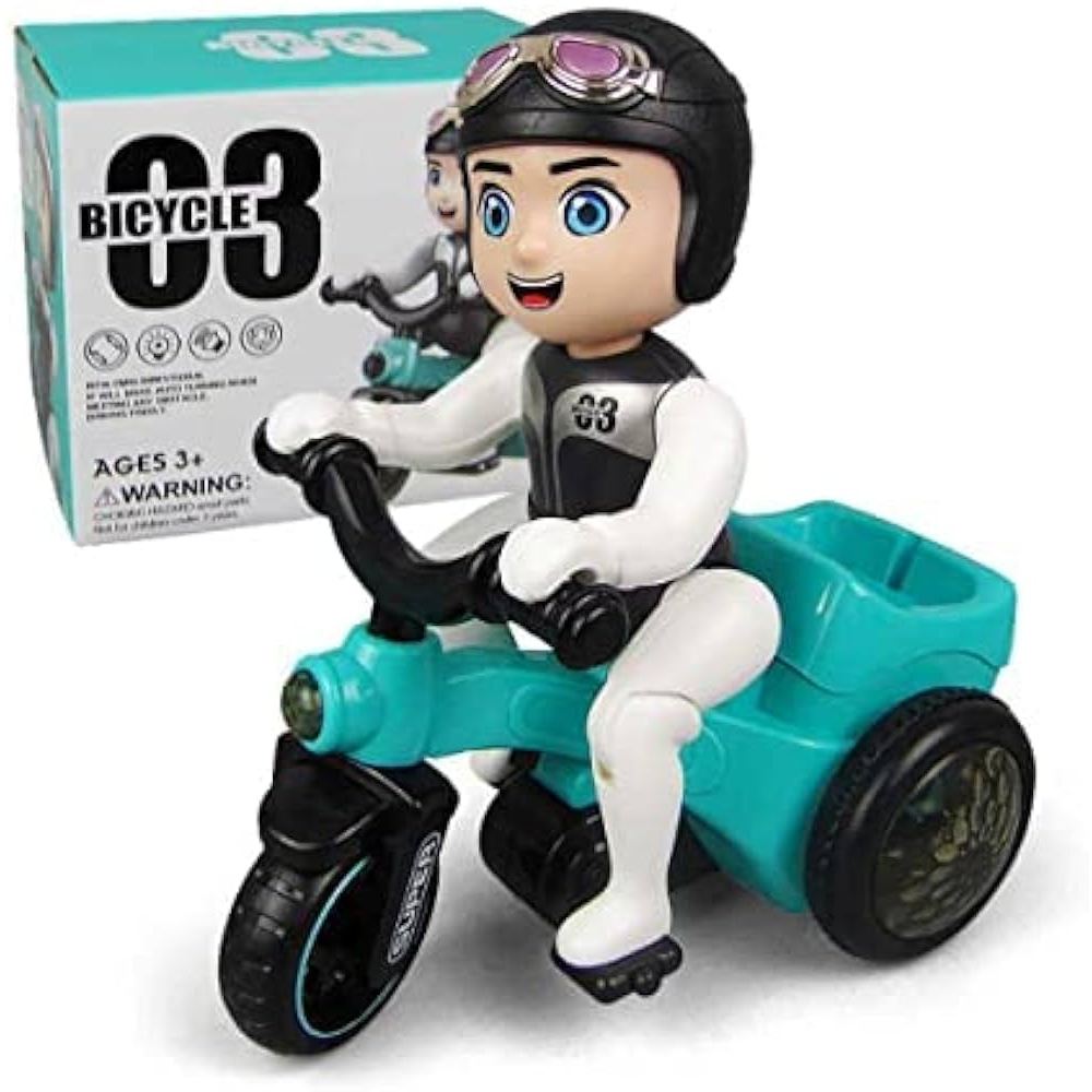 Didai Battery Operated Electric Tricycle Cool Children Toys Dancing ...