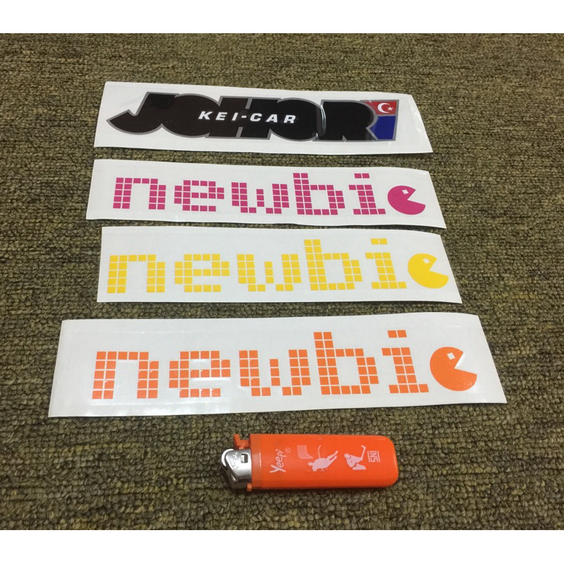 JDM🔰 Pacman Newbie Car Motor Sticker Waterproof | Shopee Malaysia