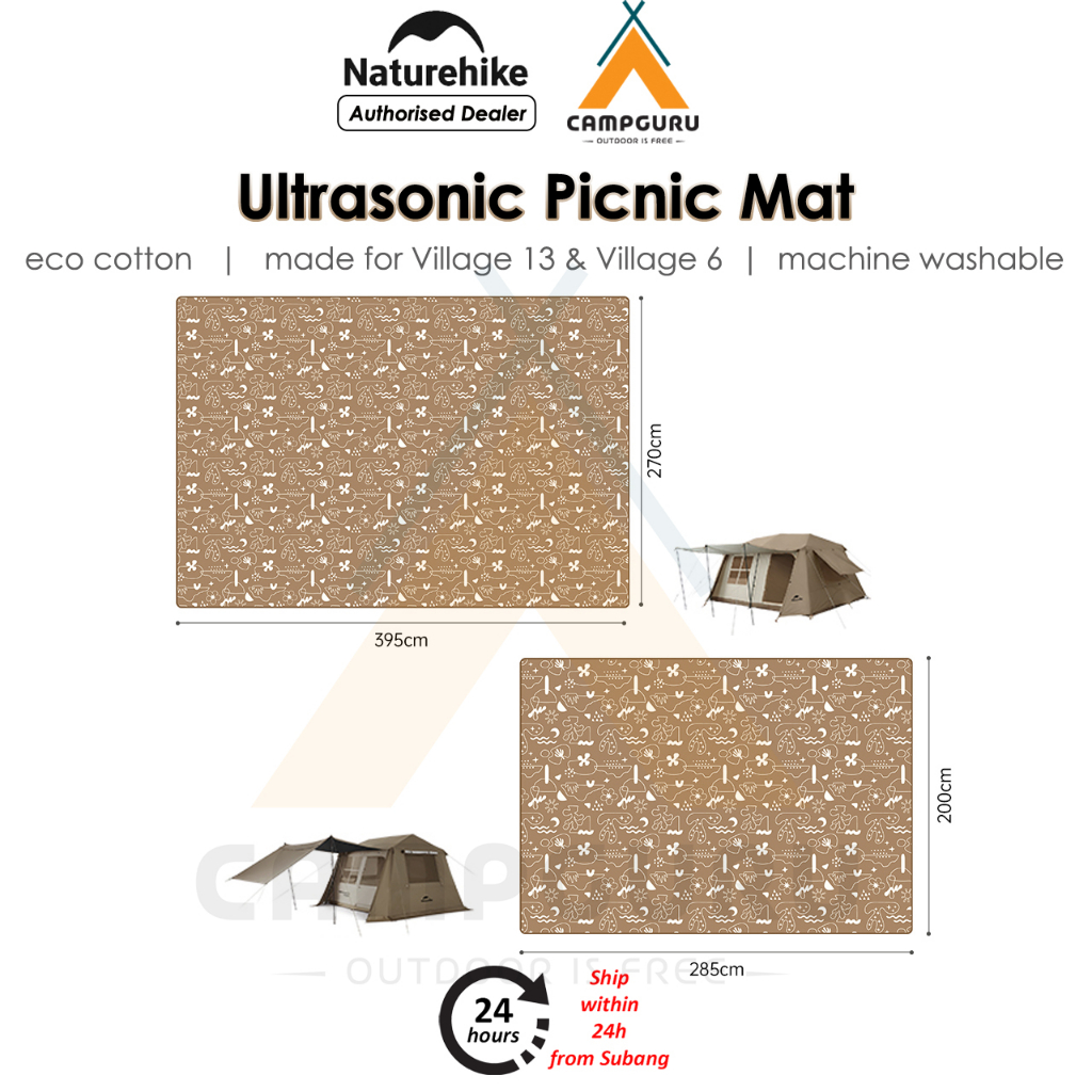 Naturehike Ultrasonic Picnic Mat Natural Dream for Village 13 Village 6 ...