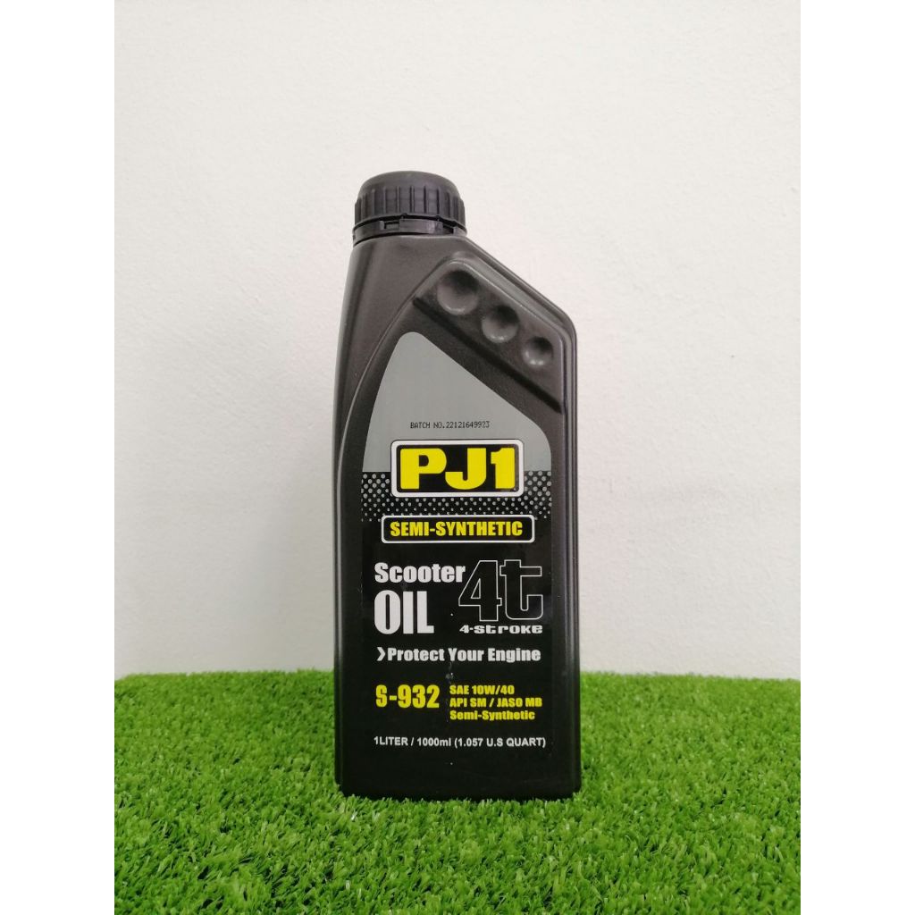 PJ1 4T Engine OIL | S - 932 4T SAE 10W/40 1L [MB] | PJ1 Scooter Gear oil 100ML | Shopee Malaysia