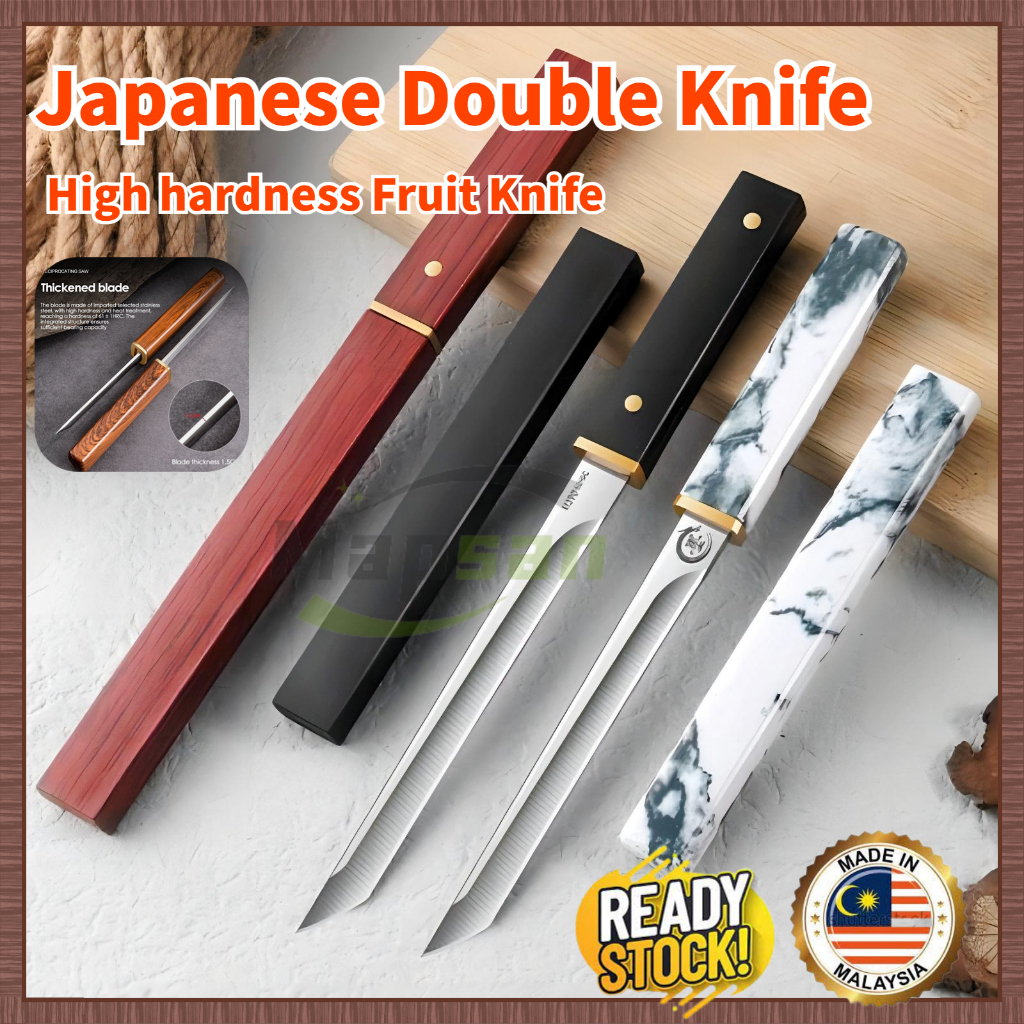 Japanese Knife 2-in-1 Knife Dragon Phoenix Double Knife Mandarin Duck ...