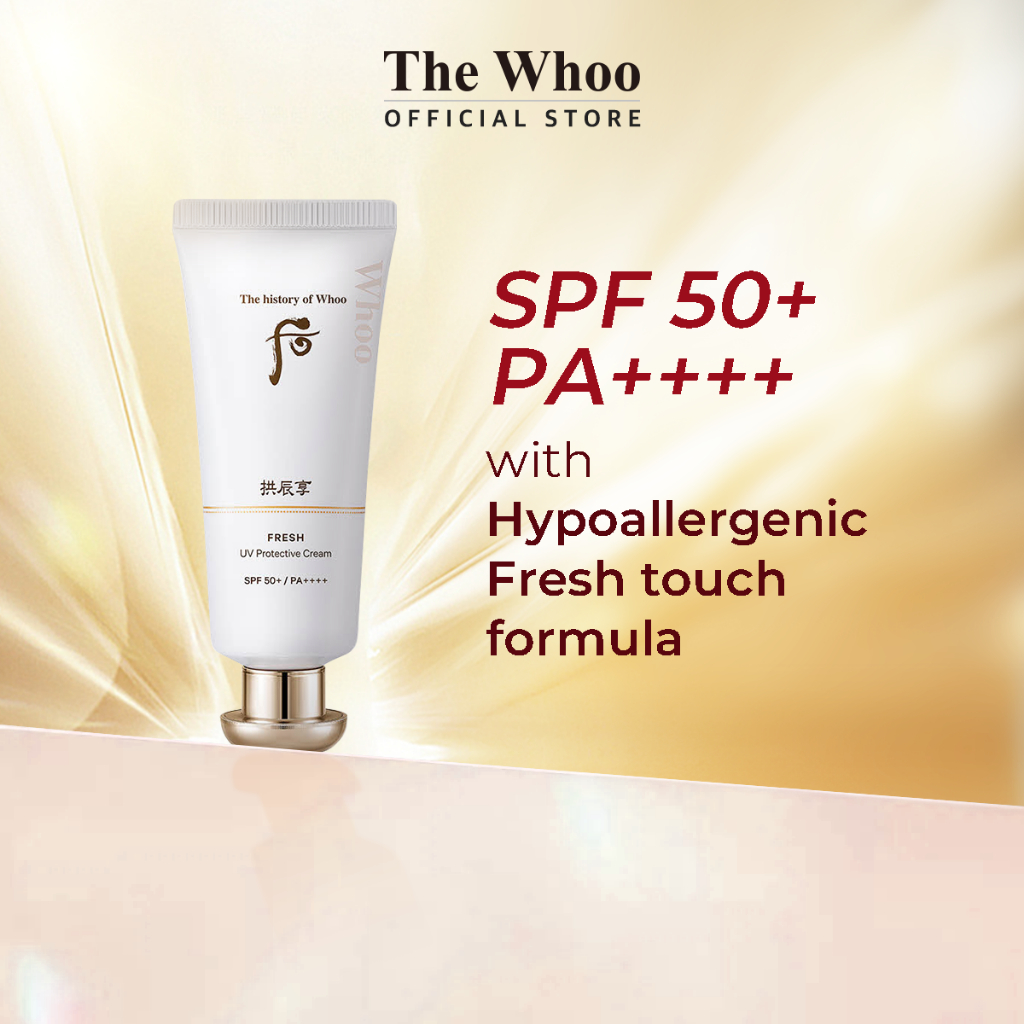 THE WHOO Gongjinhyang Fresh Sun Cream | Shopee Malaysia