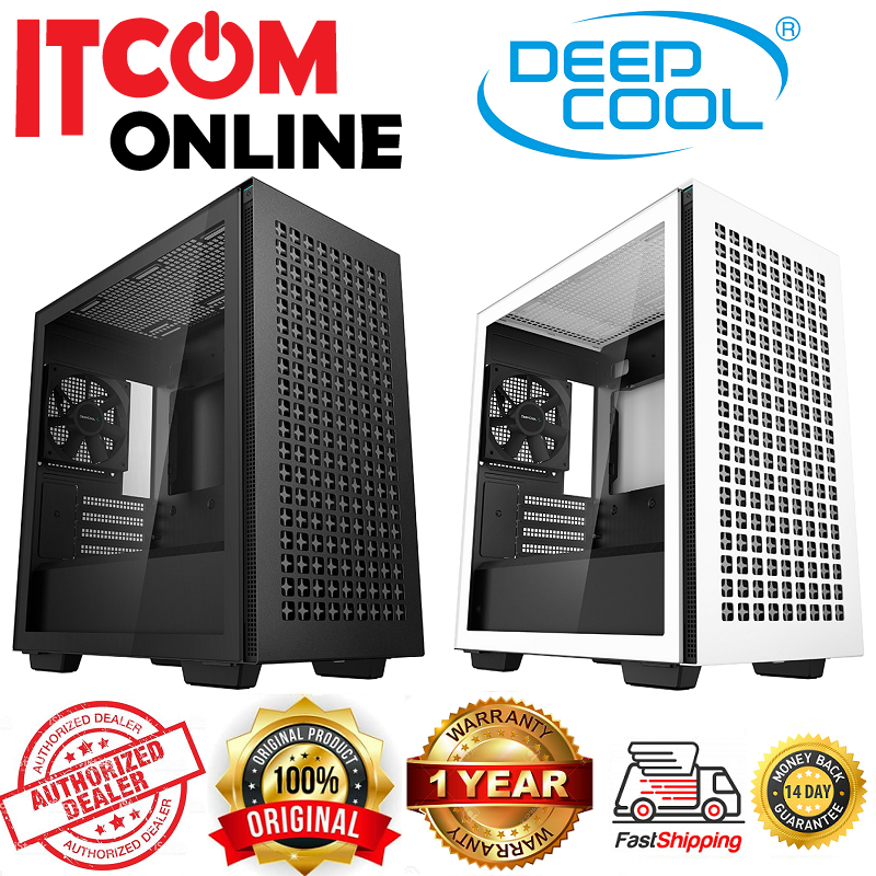 DEEPCOOL CH370 TG MATX CASING (R-CH370-BKNAM1-G-1/R-CH370-WHNAM1-G-1 ...