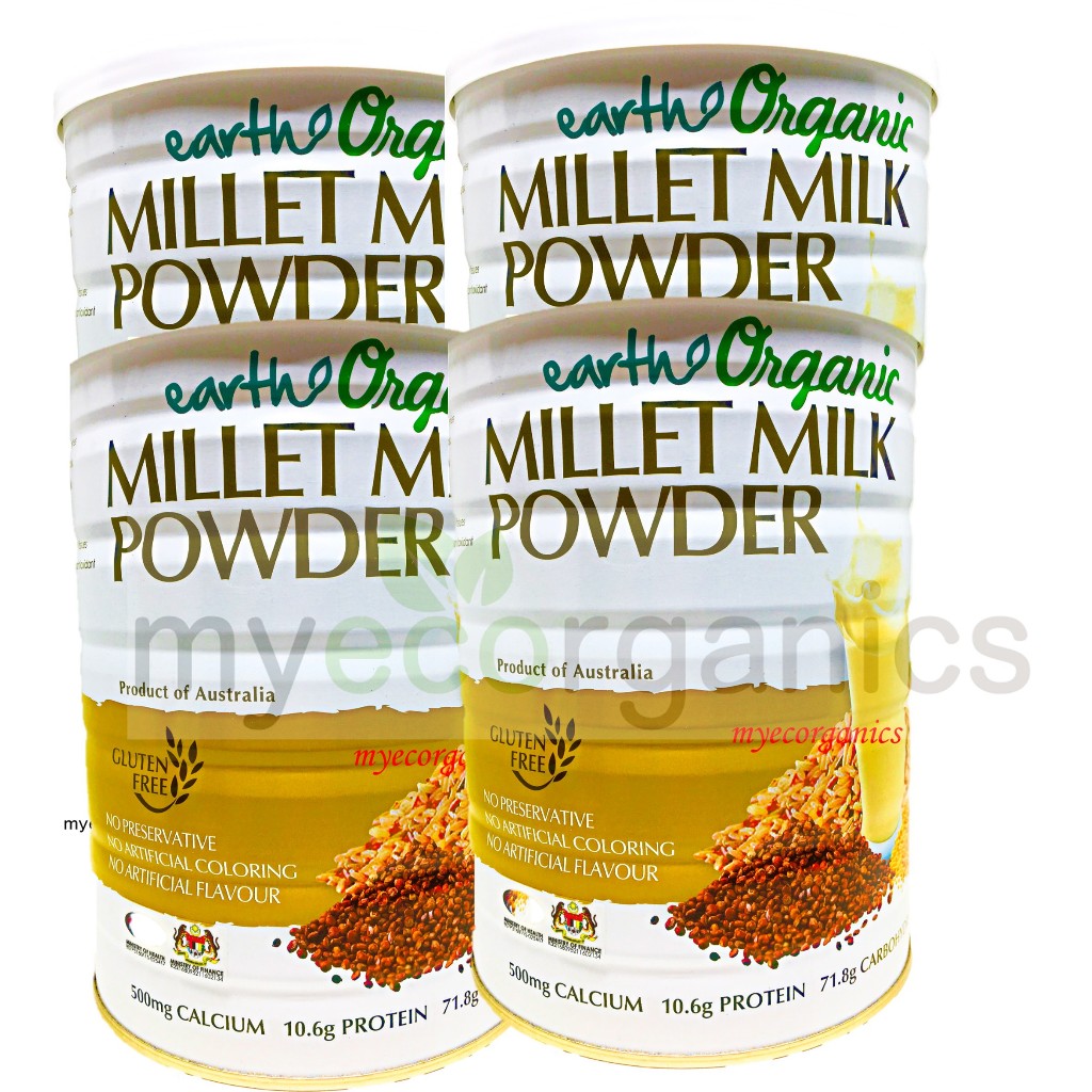 [BUNDLE OF 4] Earth Living Organic Millet Powder 900gm | Shopee Malaysia