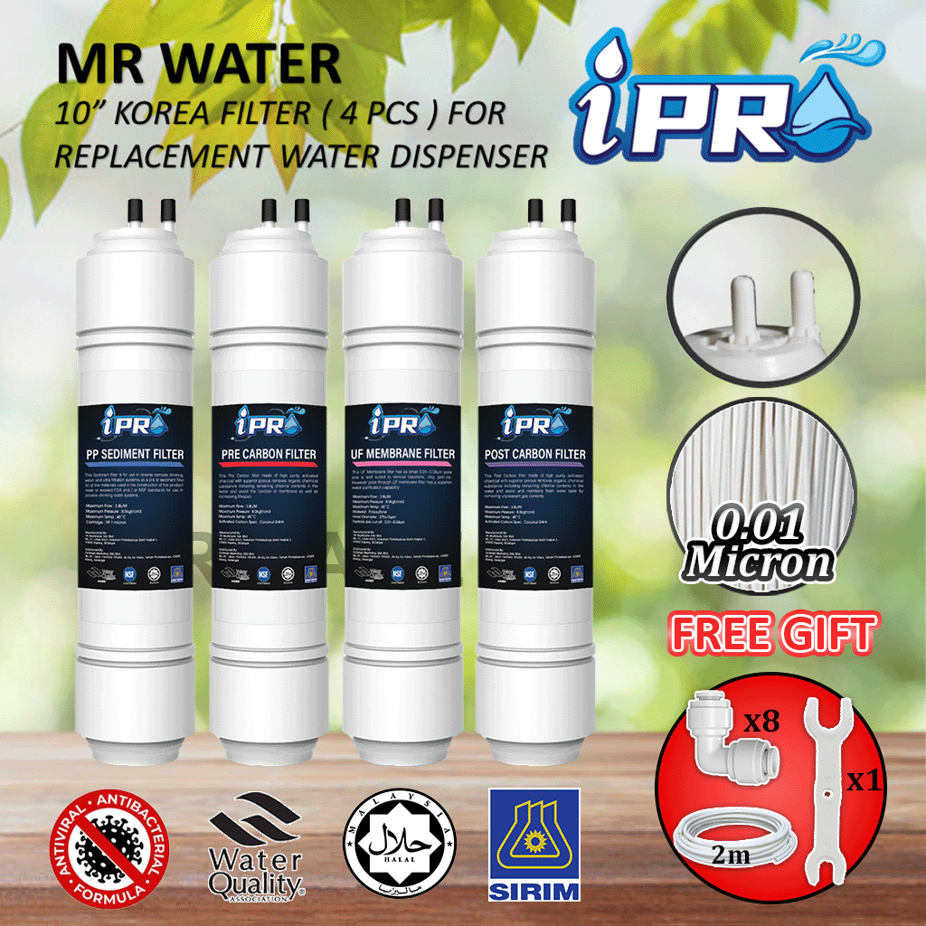 IPRO Halal U-type Patented 4 Korea UF Filter Replacement Cartridge for ...