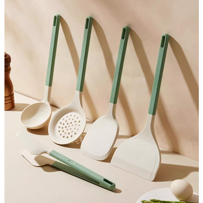 CAROTE Kitchen Tools Set, 5 Pieces, Silicone Cookware Set, High Heat ...