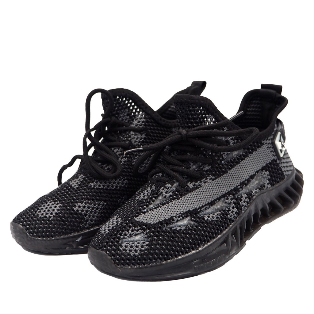 Miffy Running Shoes for Man Size from 32 to 37- Black Sport Casul Shoe ...