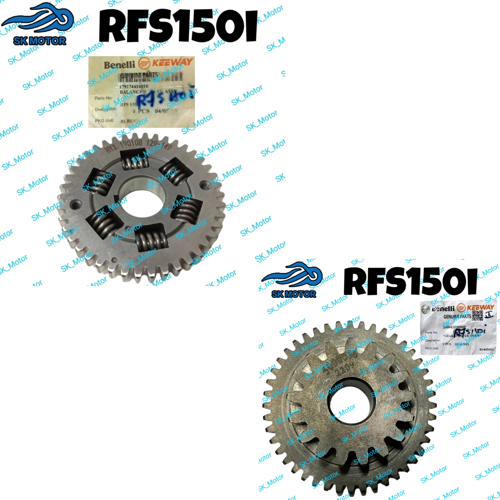 Benelli Keeway RFS150 RFS 150 I 150S R18i R18 i Original Balancer Gear ...