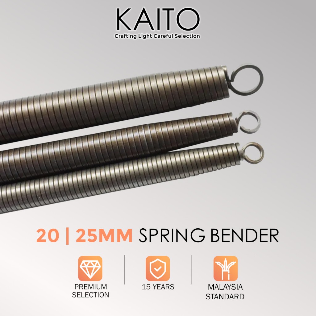 20mm 25mm Spring Bender 3/4" 1" Conduit Pipe Spring Bender Bengkok Paip ...