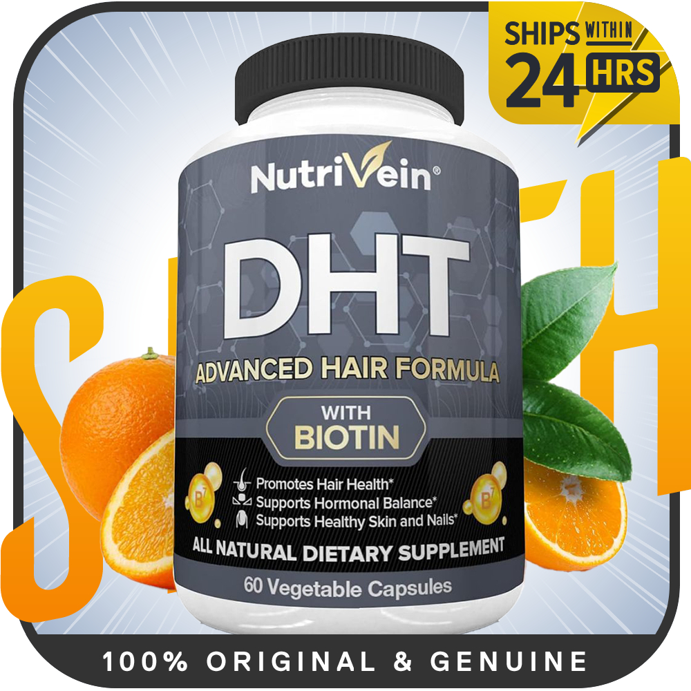 Nutrivein DHT Blocker with Biotin l Berberine + HCL 1200mg l Liposomal ...