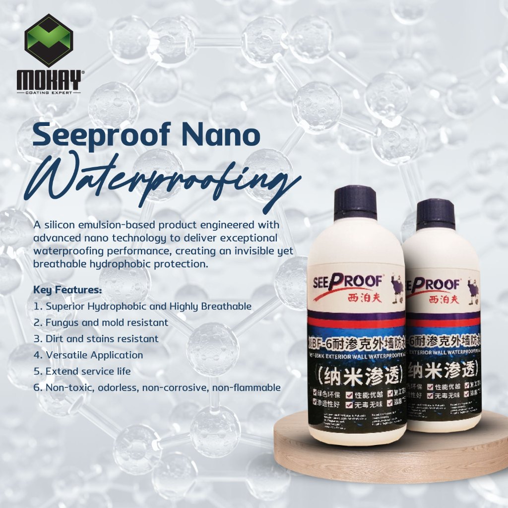 [Ready Stock]Nano Waterproofing for indoor and outdoor, toilet, wall ...