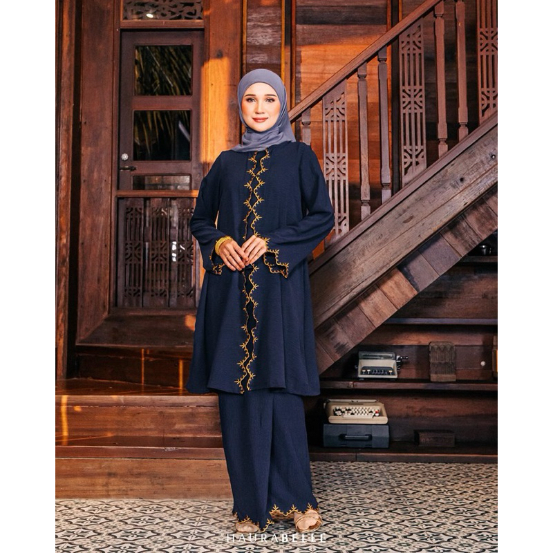 [HAURABELLE] KEBAYA DANG ANUM IRONLESS | EDITION RAYA 2024 | Shopee ...