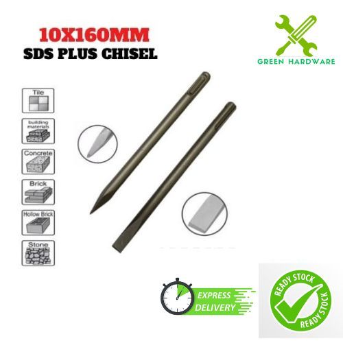 SDS Concrete Chisel 10x160mm/Flat Chisel/Point Chisel/Hammer Chisel ...