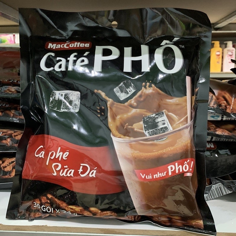 [Halal] MacCoffee Cafe Pho Vietnam 3 in 1 Instant Coffee (30 sachets x ...
