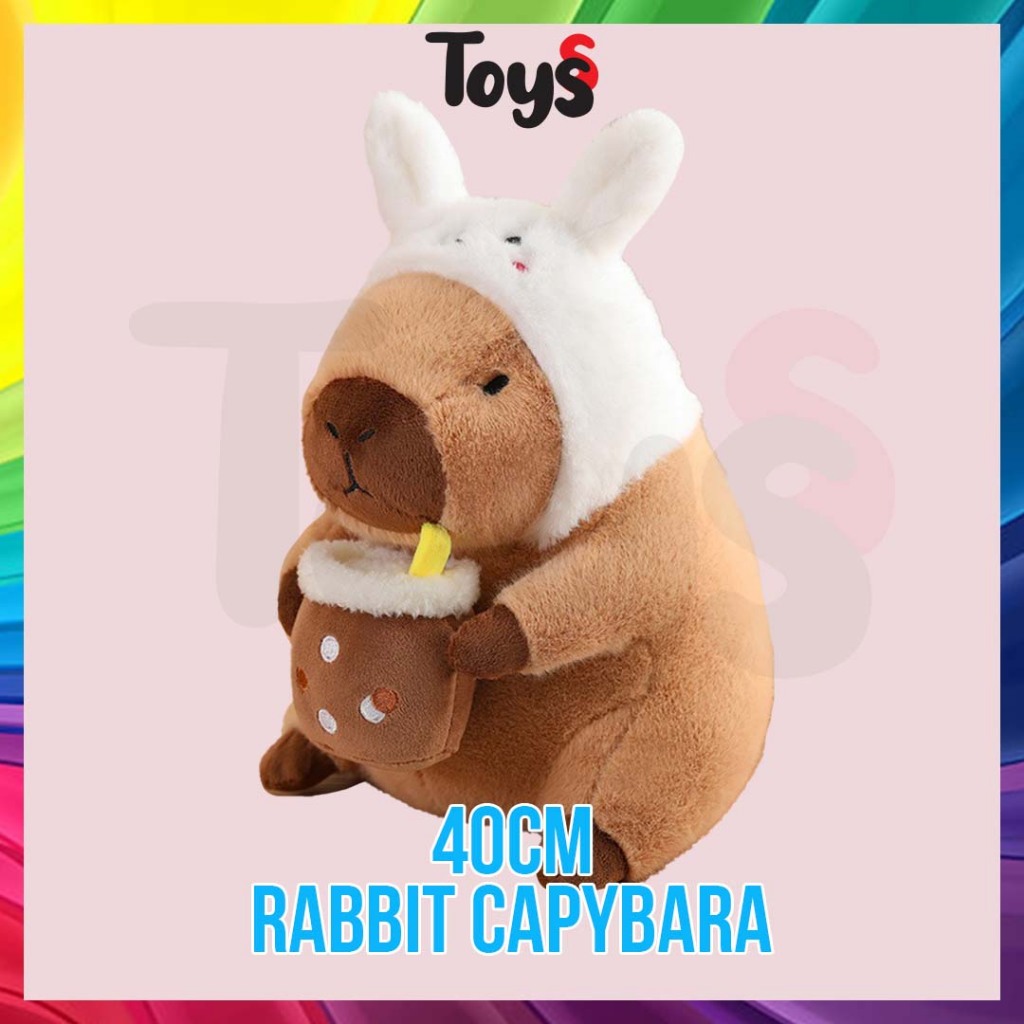 🍊Toyss Capybara Plush Toy Capibara Anak Patung Comel Capybara Plushie ...