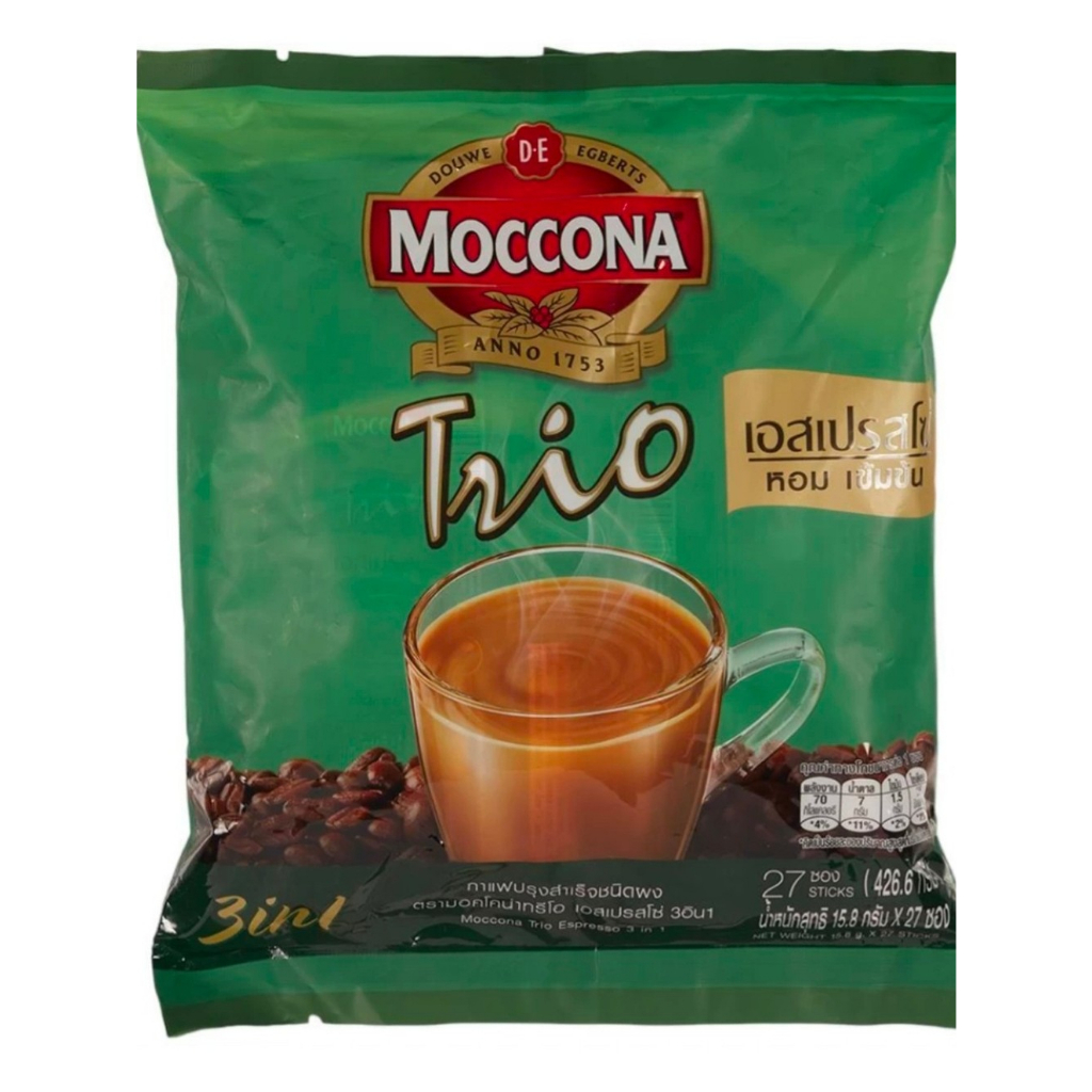 Moccona Trip 3 in 1 Instant Coffee pack | Shopee Malaysia
