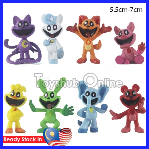 8pcs Poppy Playtime Set Smiling Critters Figure CatNap Bobby BearHug ...
