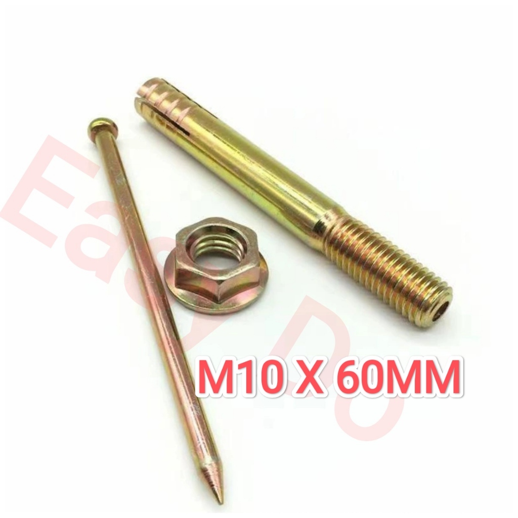 M6 / M8 / M10 Dynabolt/expansion Bolt Tap Iron Hammer Drive Anchor DNA ...